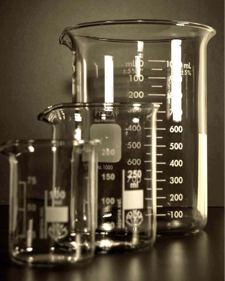 Graduated Beakers with Pouring Spout – Glass/PP – CannabisTek